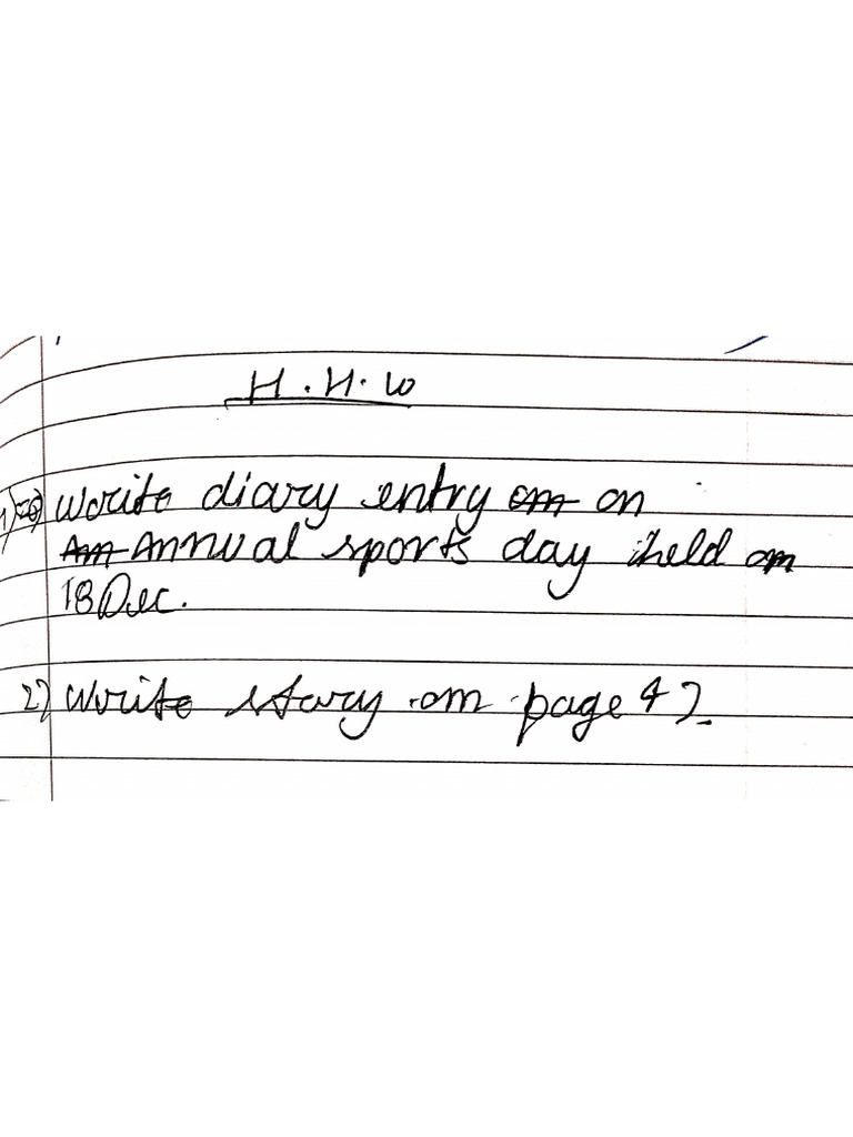 English Holiday Homework | PDF