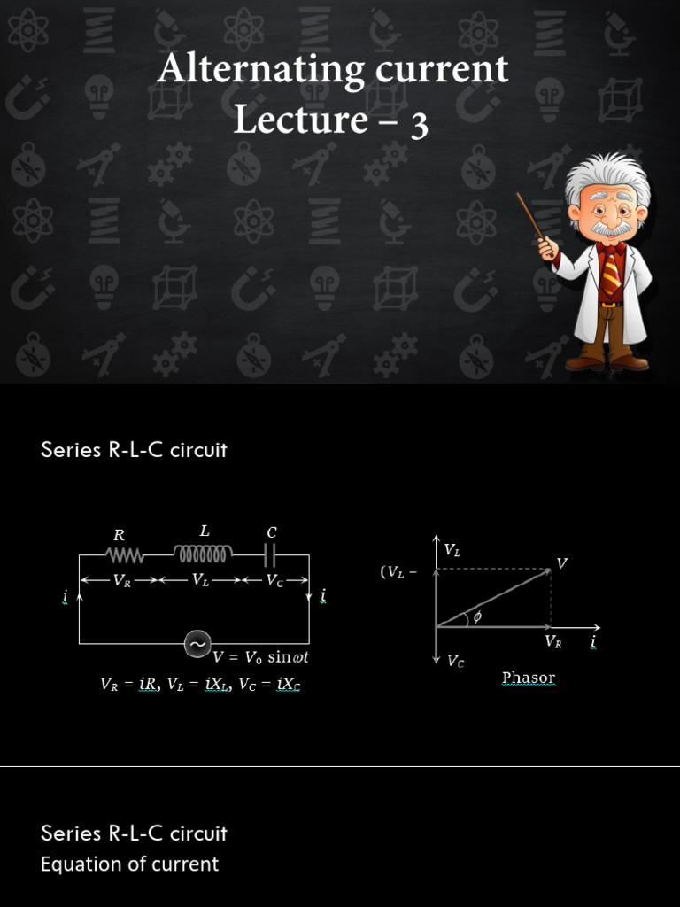 Alternating Current Lecture 3 | PDF | Inductor | Electrical Network