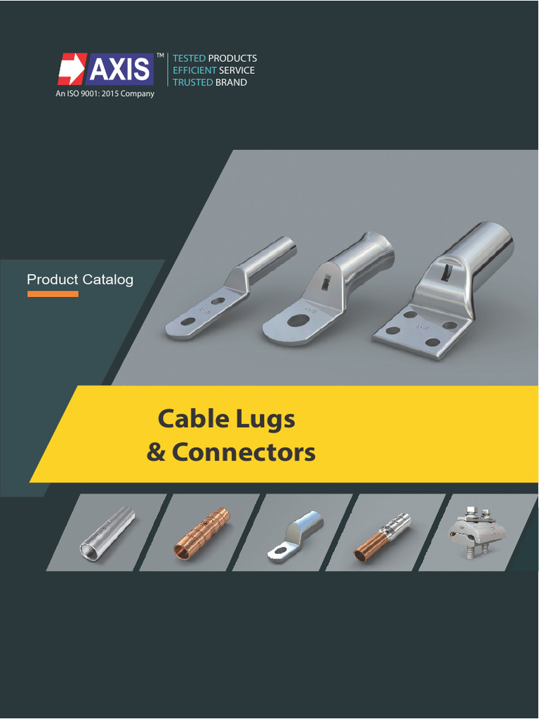 Cable Lugs Connectors | PDF | Electrical Connector | Electrical Engineering