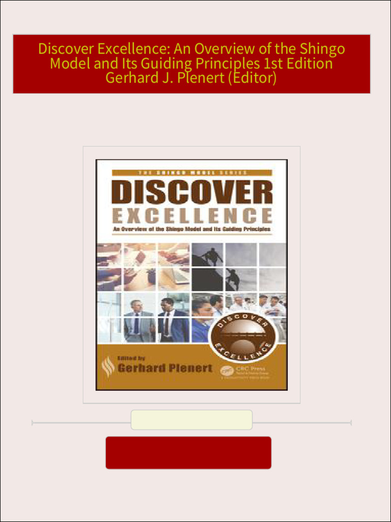 Buy ebook Discover Excellence: An Overview of the Shingo Model and Its ...