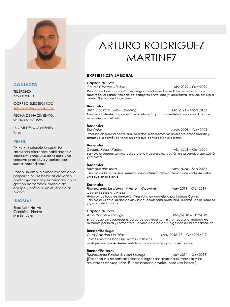 CV Arturo 2023 | PDF