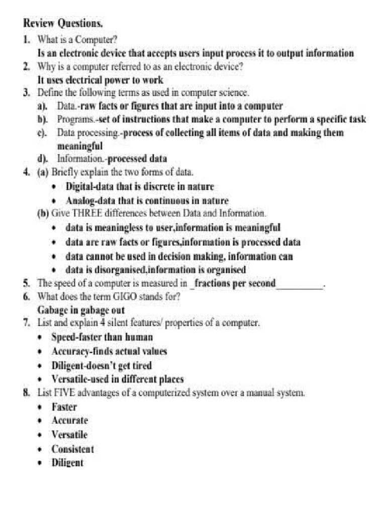 Computer Knec Exam | PDF