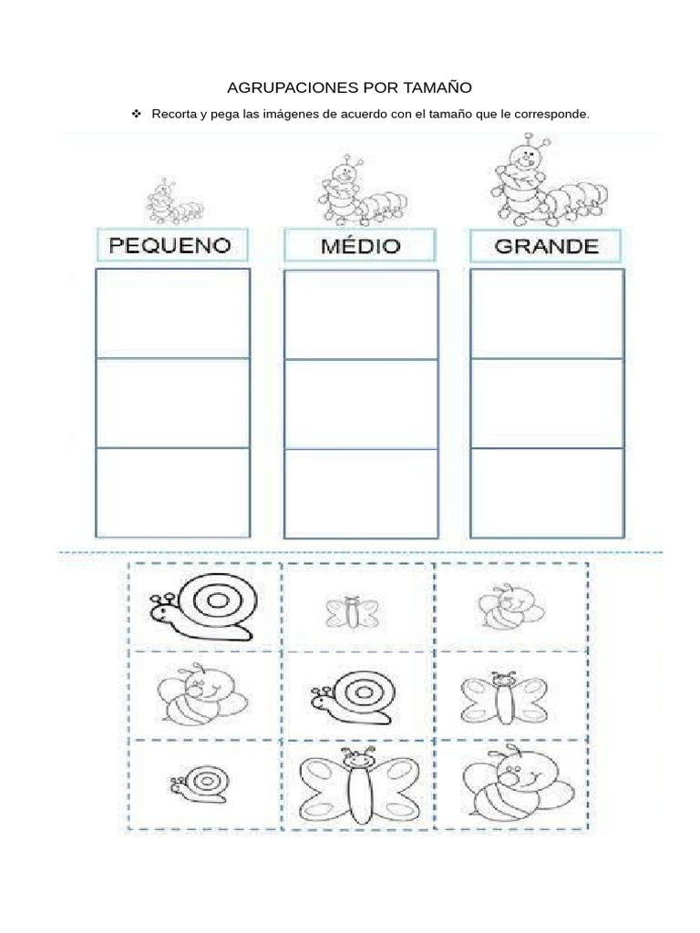 AGRUPACIONES POR TAMAÑO | PDF