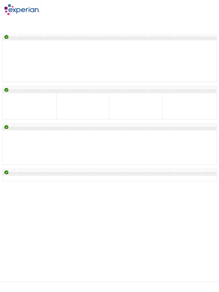 Experian CreditReport CRVD 1500307646 1734238990849 | PDF | Credit ...