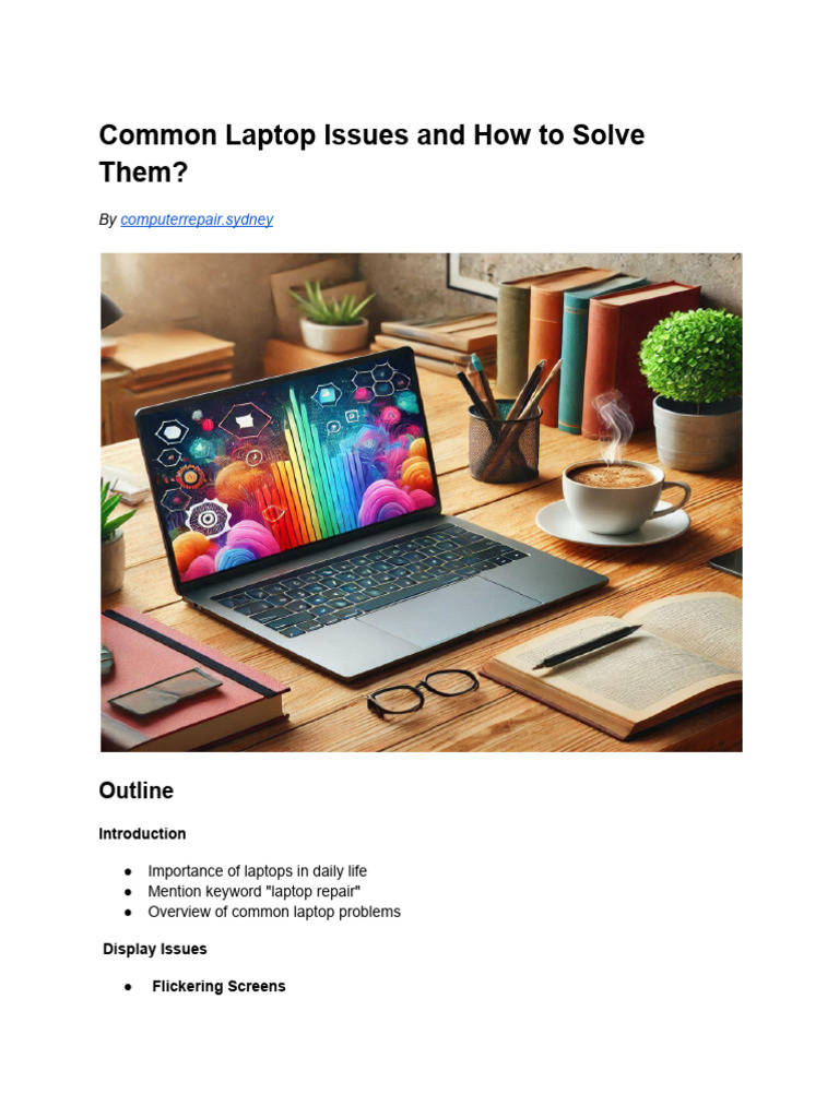 Common Laptop Issues & Solutions-computerrepair.sydney | PDF | Laptop ...