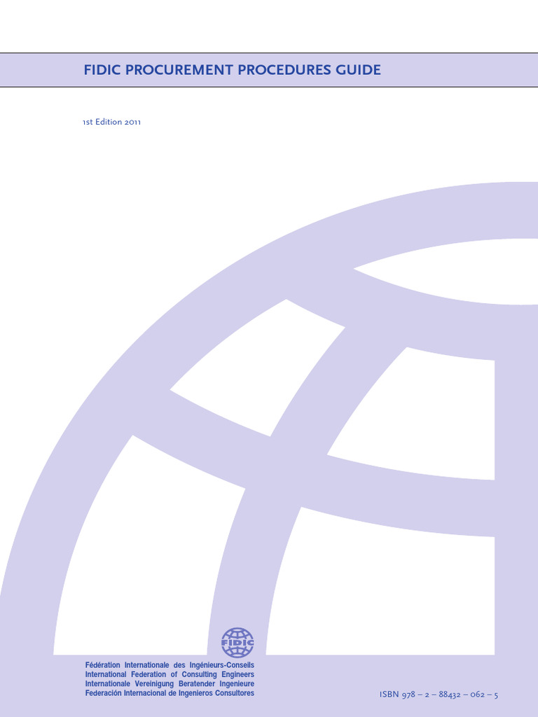 FIDIC Procurement Guide 2011 | PDF | Feasibility Study | Specification (Technical Standard)