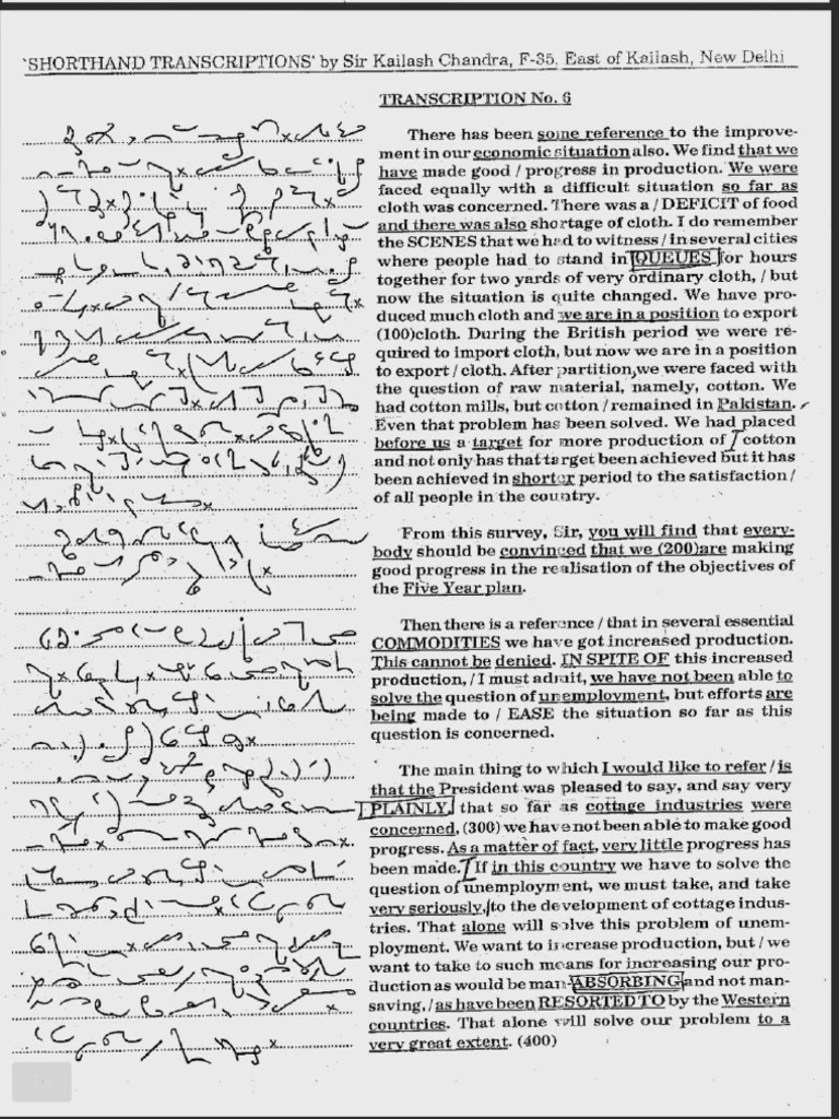 Transcription-6 (Part-1) Dictation | PDF