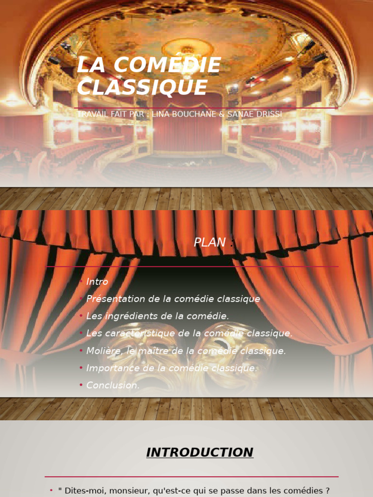 La comédie classique. | PDF | Comédie | Théâtre