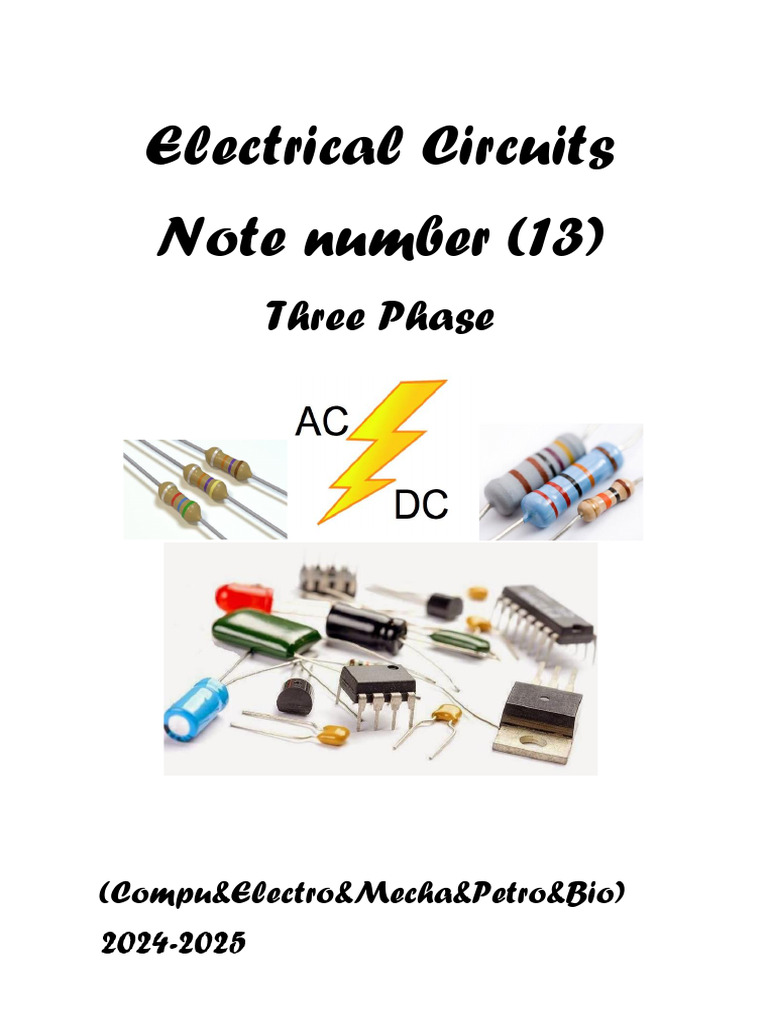 Circuits Note 13 | PDF