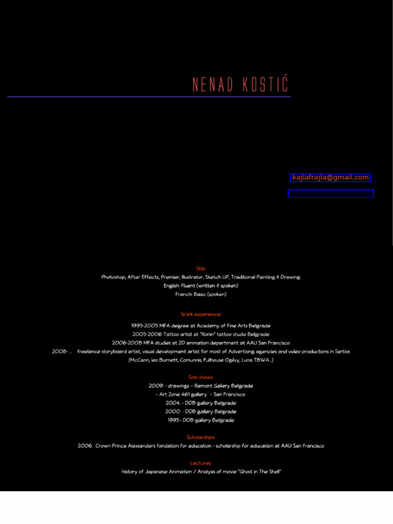 Nenad Kostic Portfolio 30-05-2016 | PDF