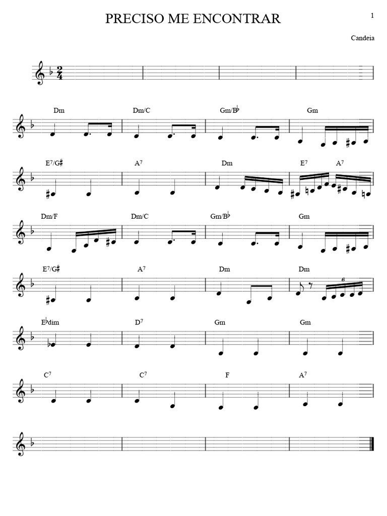 Preciso Me Encontrar | PDF