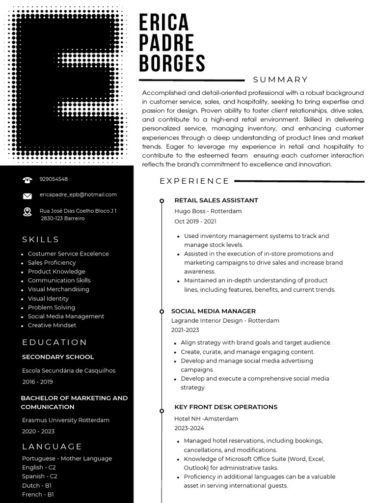 My CV 2 | PDF | Brand | Marketing
