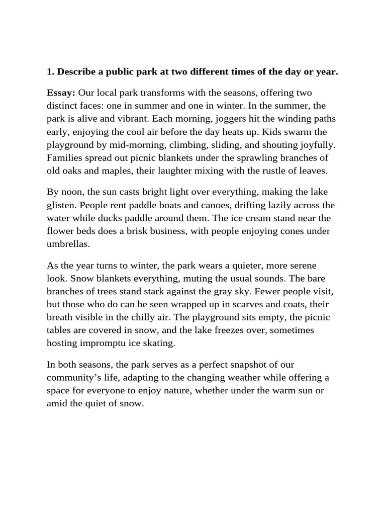 Essays English To Revise | PDF | Sibling