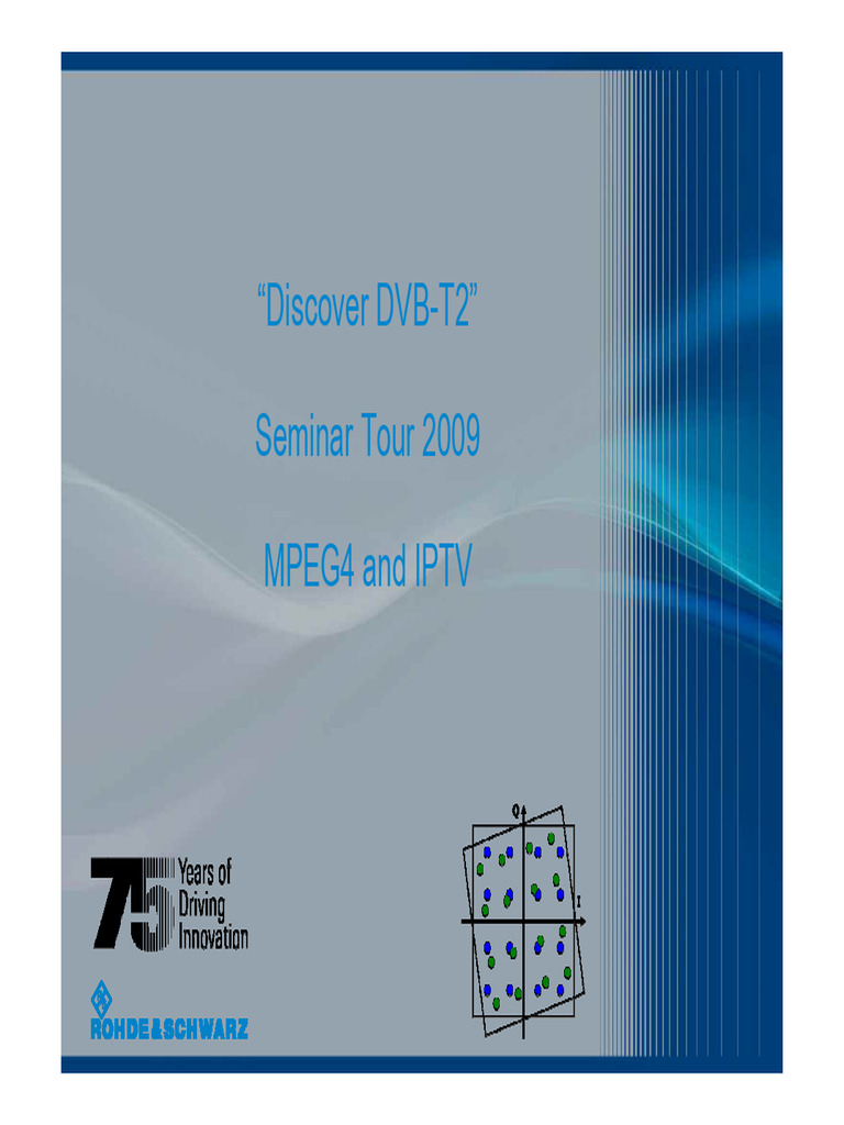 Mpeg4 and Iptv | PDF | Internet Protocols | Data Compression