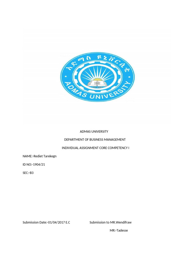 CORE Assignment | PDF | Human Resource Management | Leadership