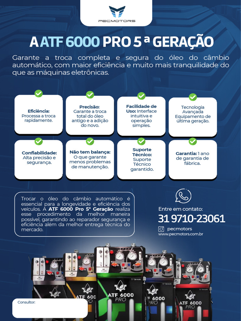 Folder ATF 6000 Pro 5 Geracao | PDF