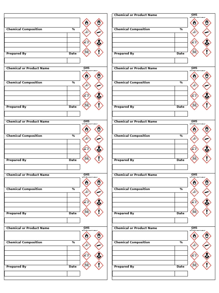 Secondary Chemical Label C | PDF