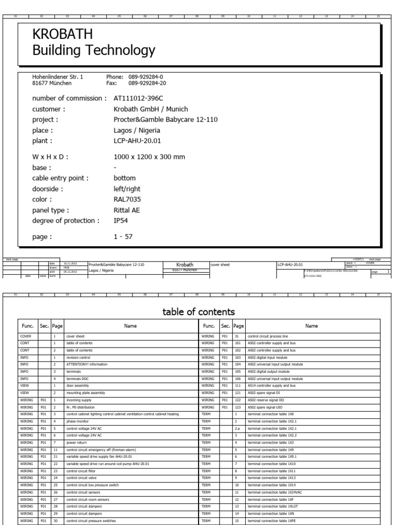 Ahu-2001 SP 121205 | PDF | Relay | Switch