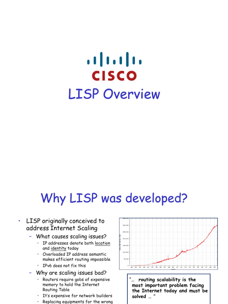 Cisco Lisp Overview | PDF