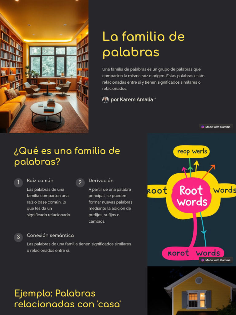 La Familia de Palabras | PDF