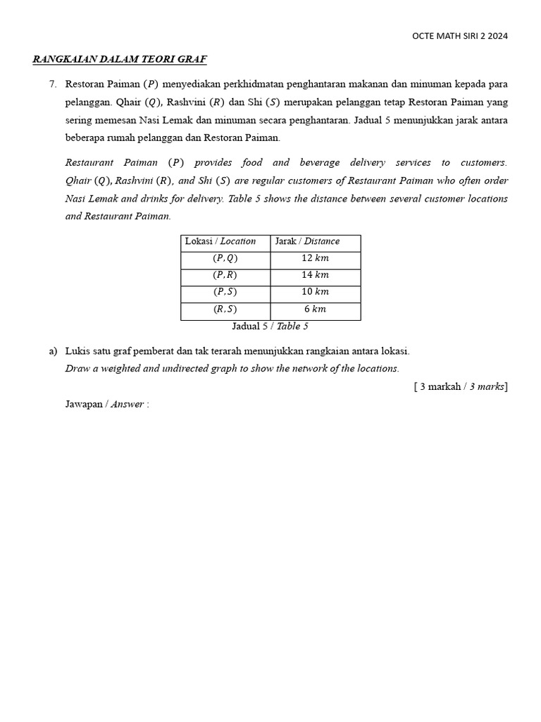 Matematik SPM Rangkaian | PDF