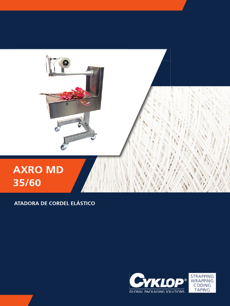 Atadora Axro MD 35/60 para Cylastic PCs 1300 | PDF