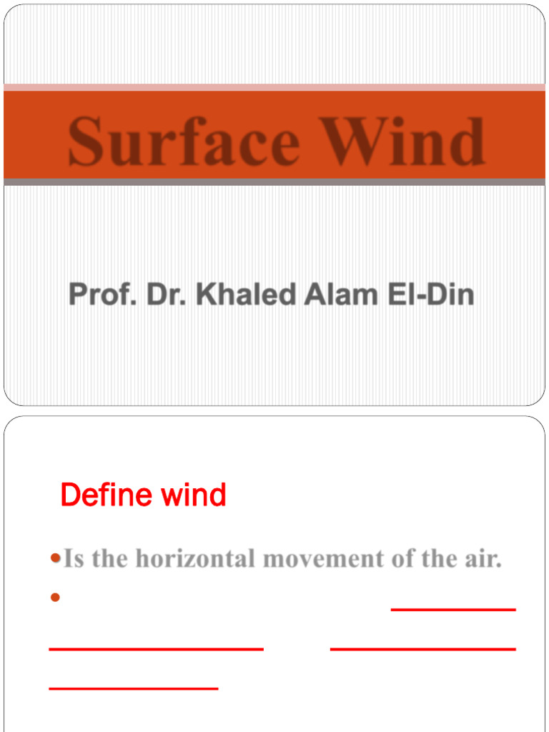 Chapter 6 Surface Wind - EN KH 1 | PDF | Wound | Wind Speed