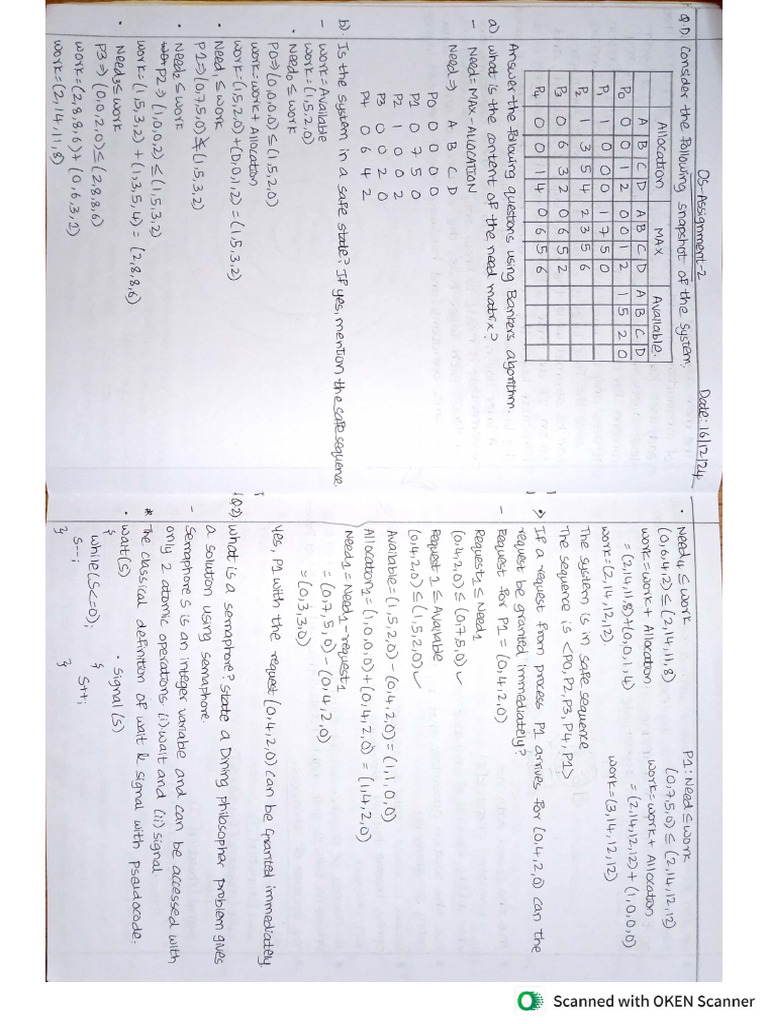 Os Assignment 2 | PDF