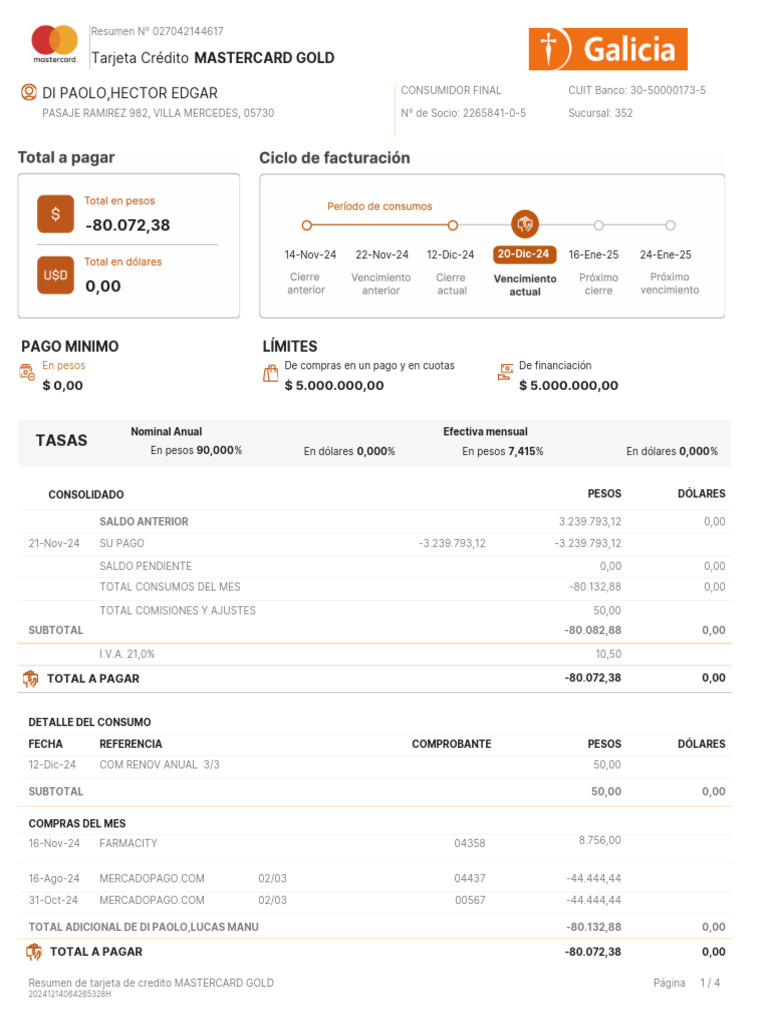 Descarga | PDF | Interés | Tarjeta de crédito