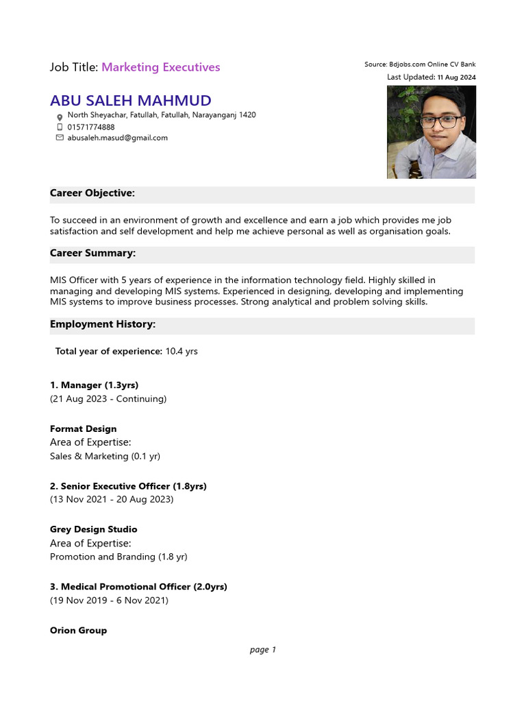 ABU SALEH MAHMUD | PDF