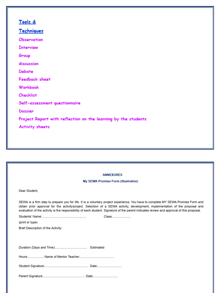 SEWA File To Be Done | PDF | Mentorship | Social Psychology