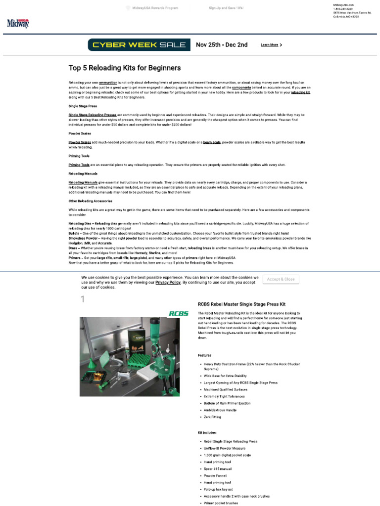 Biginer Reloadimg Kit | PDF