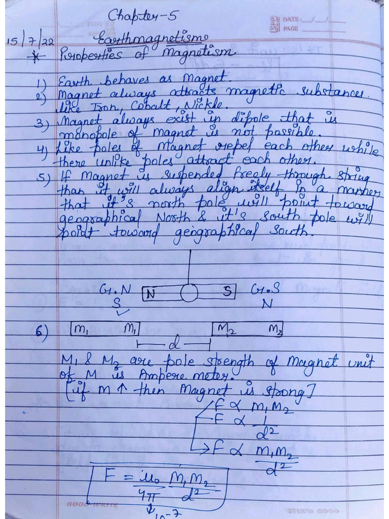 Chapter-5 Earth Magnetism | PDF
