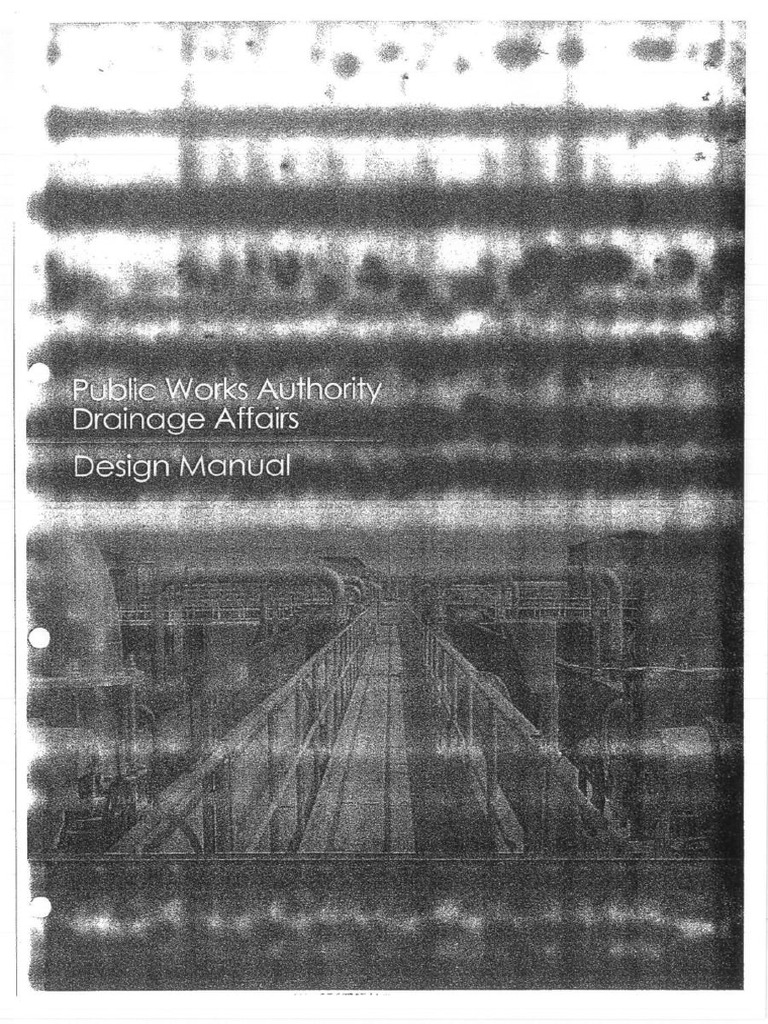 PWA Qatar Sewage and Drainage Design Manual | PDF