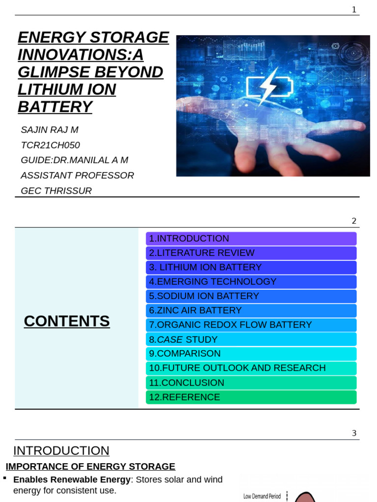 Energy Storage Innovations Beyond Lithium | PDF | Anode | Cathode
