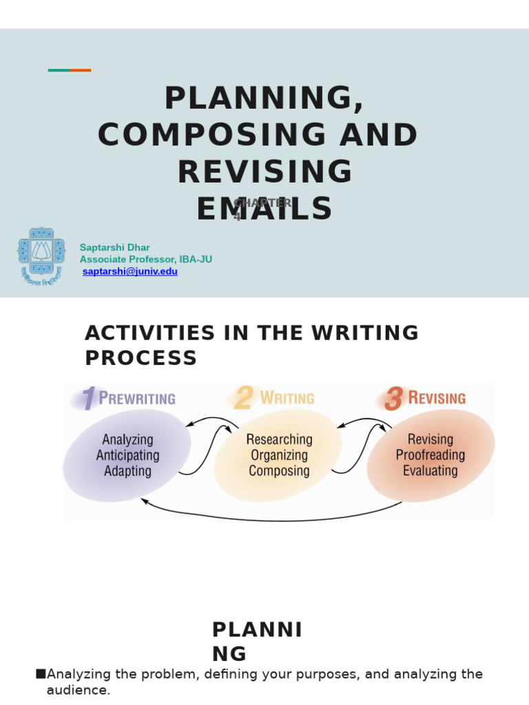 Chapter 4_Planning, Writing, Revising, Email | PDF | Subject (Grammar) | Proofreading
