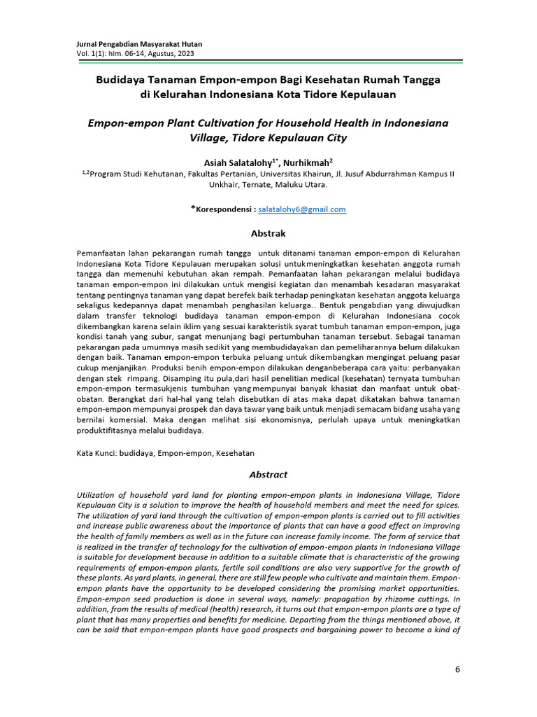 Asiah Dan Nurhikmah 2023 | PDF