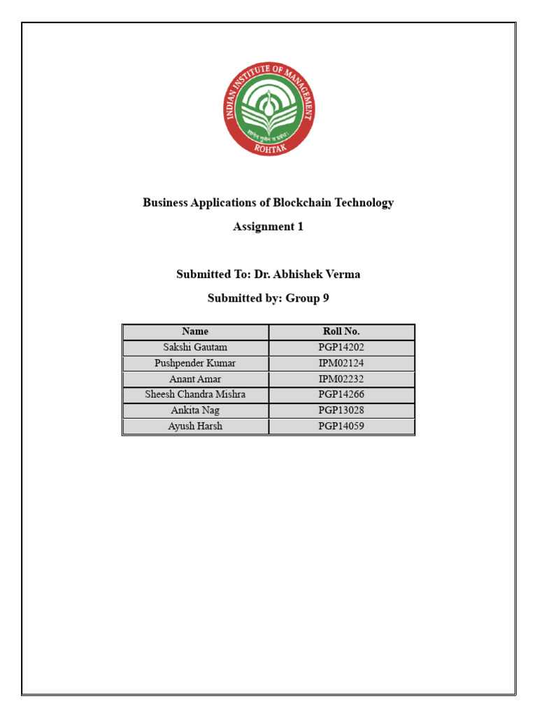 Group9 BABT S1 | PDF | Business | Money