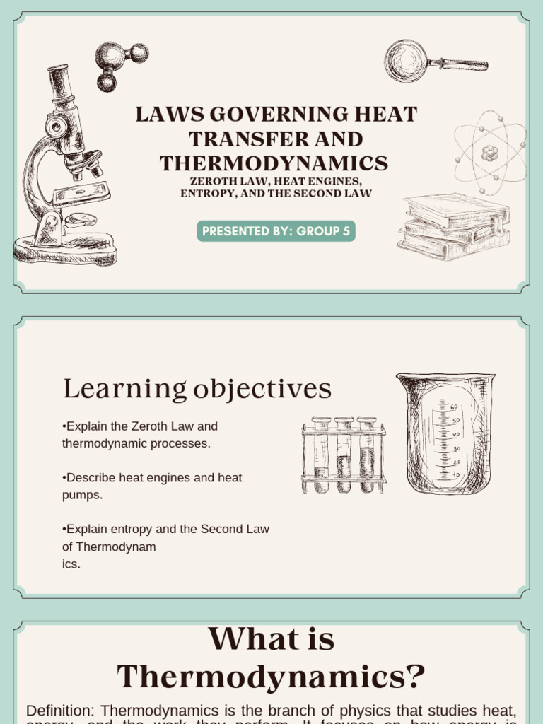 Cream and Green Illustrative Science Project Presentation | PDF | Heat ...