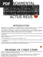 Traditional Crime Vs Cyber Crime | PDF | Cybercrime | Crime & Violence