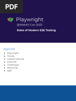 Playwright BDD Automation Framework Overview | PDF | Cross Platform ...