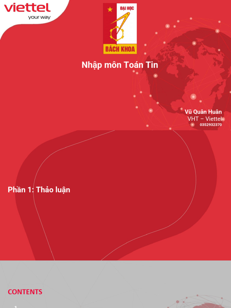 VHT Introduction Toán-Tin | PDF | Telecommunications | Information And Communications Technology