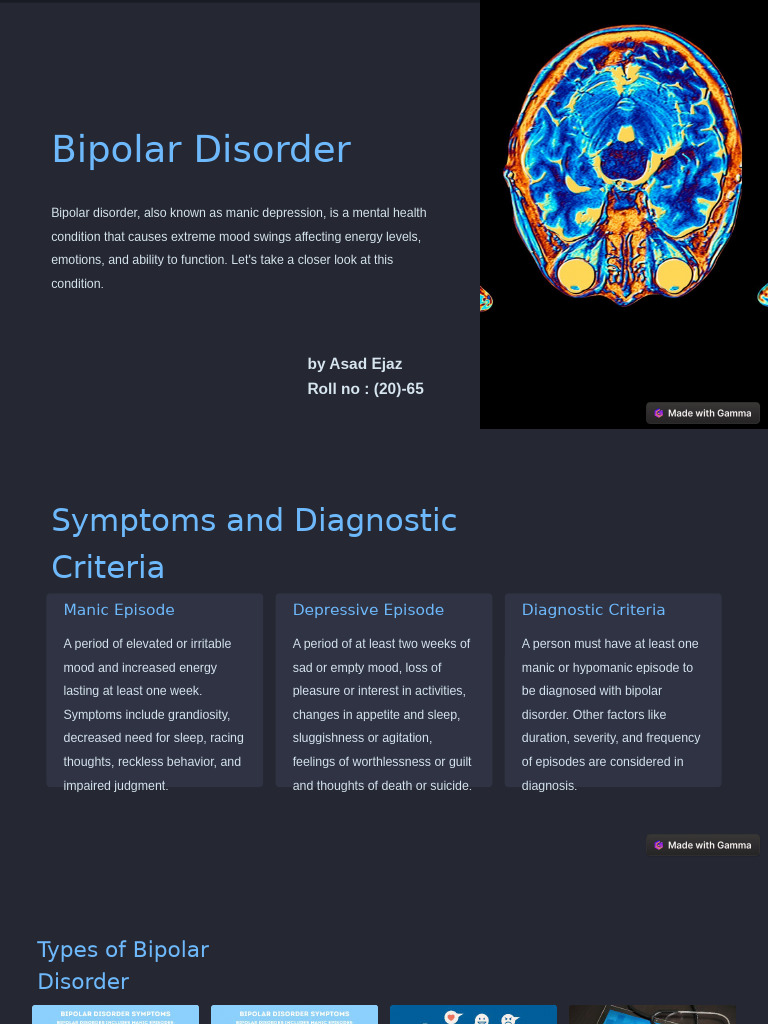 Bipolar Disorder | PDF | Bipolar Disorder | Mania