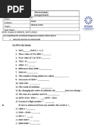 Worksheet 1 Math | PDF | Proposition | Truth