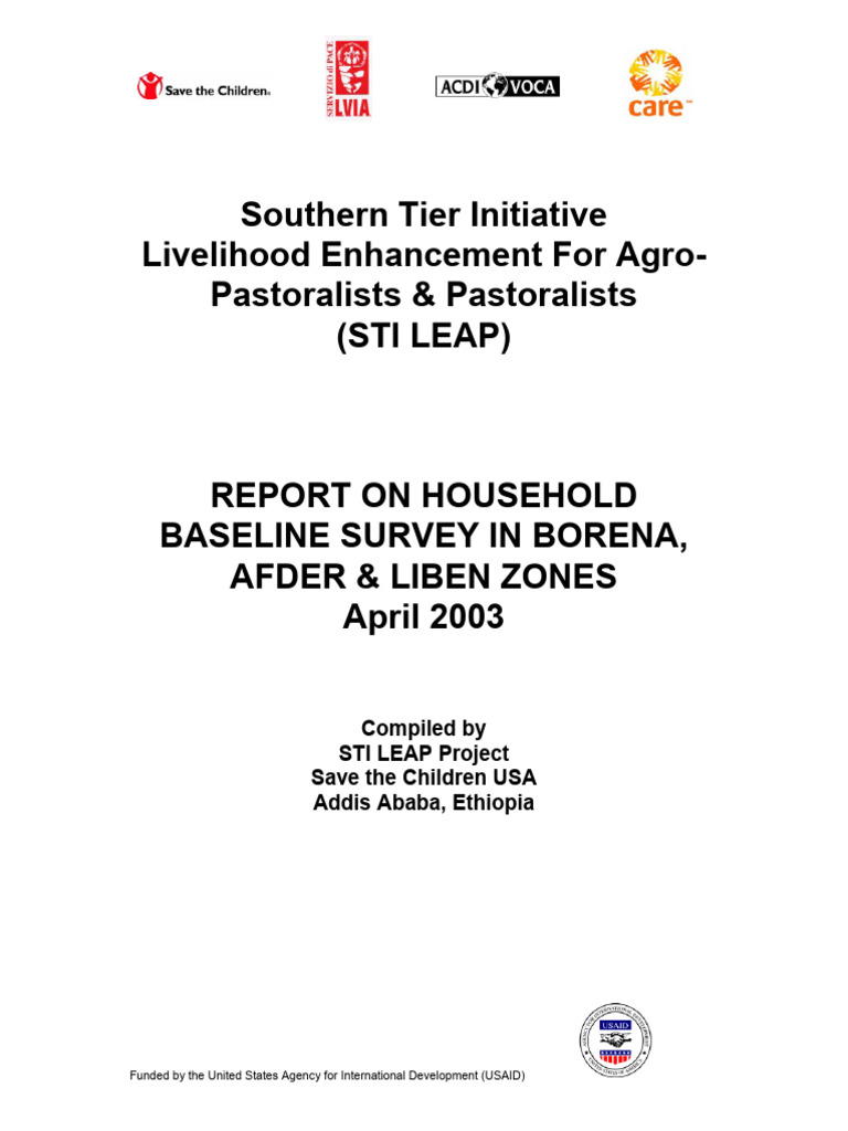 STI LEAP Baseline Survey Report | PDF | Sample Size Determination ...