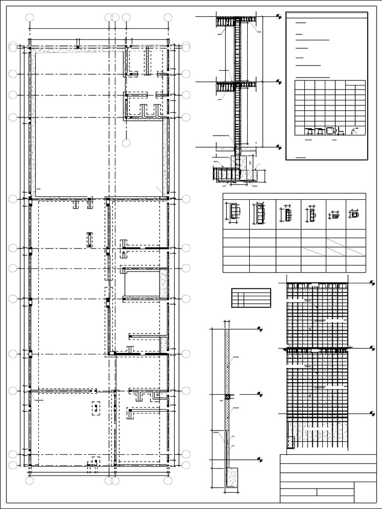 Proyecto Sachaca V 1.1 - Plano - E-02 - Detalle de Columnas y Planta Muros | PDF | Materiales de ...