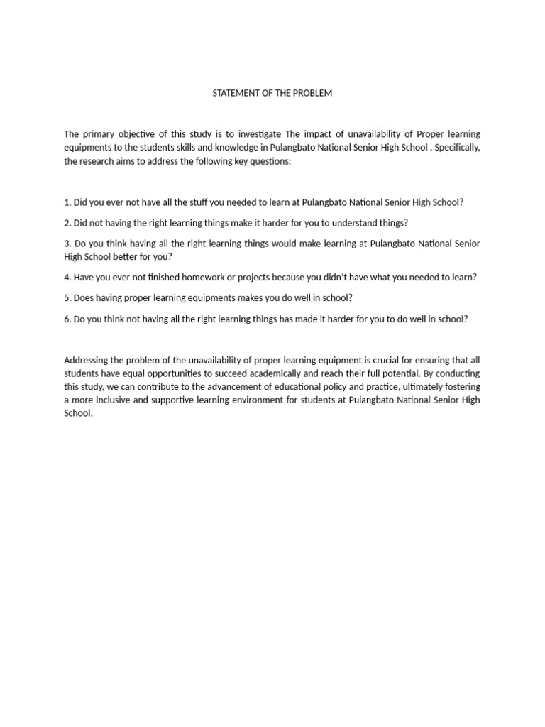 Document (1) Statement | PDF