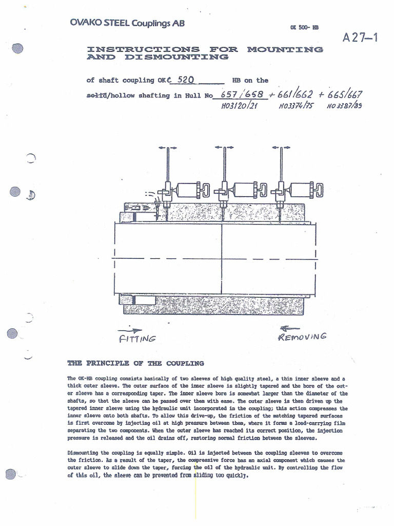 Ovako Hydraulic Coupling Manual | PDF