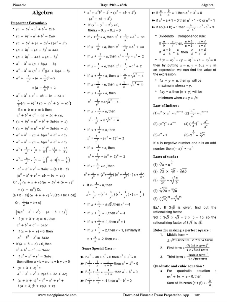 08 Algebra - 620 | PDF | Mathematics | Algebra