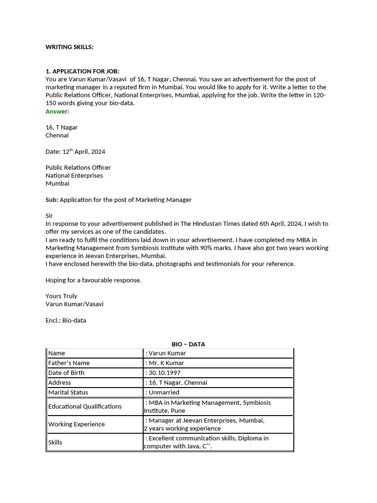 English Quick Reference - Writing Skills For All Students | PDF